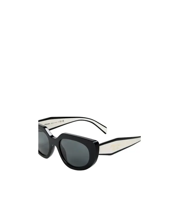 Prada Cat Eye Frame Sunglasses - Black