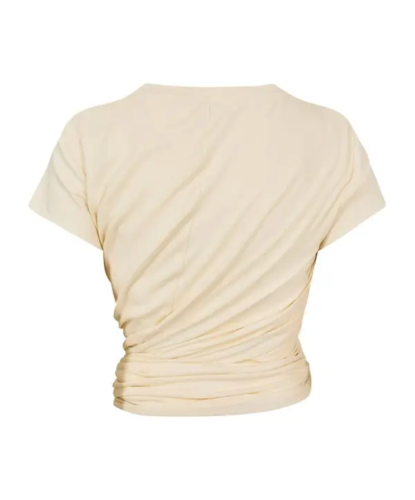 Magda Butrym Wrap Top With Knot Detail