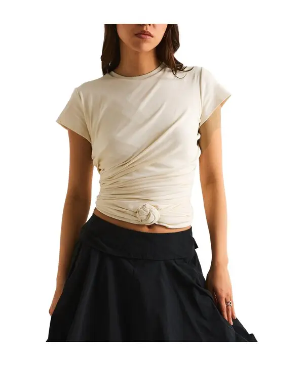 Magda Butrym Wrap Top With Knot Detail