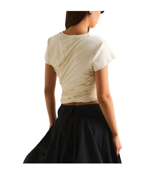 Magda Butrym Wrap Top With Knot Detail