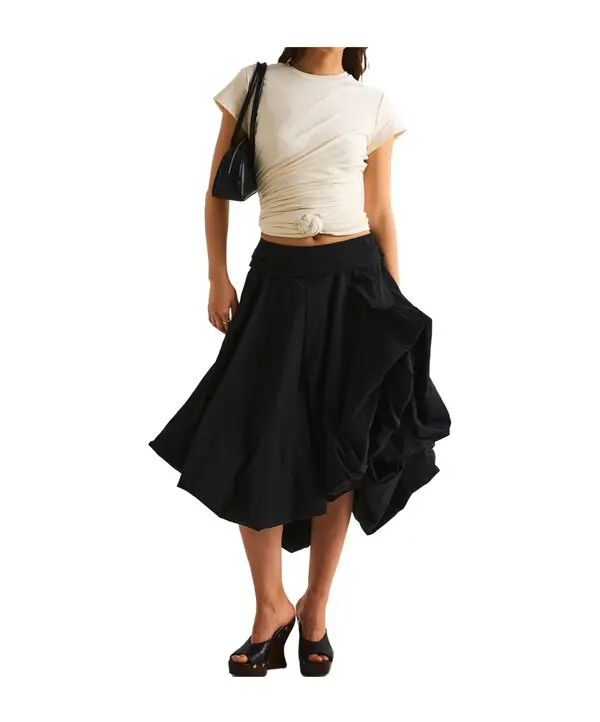 Magda Butrym Wrap Top With Knot Detail