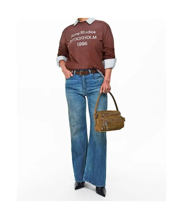 Acne Studios Wide Leg Jeans - Blue
