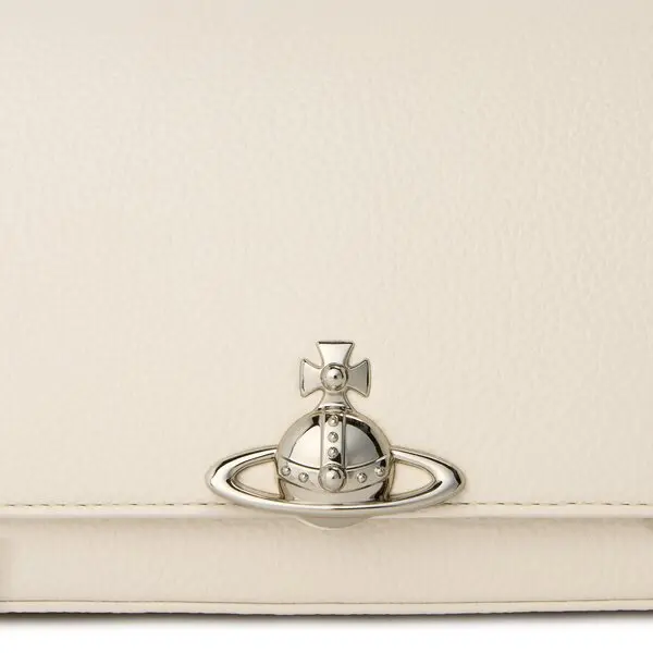 VIVIENNE WESTWOOD Hazel Medium Shoulder Bag - White