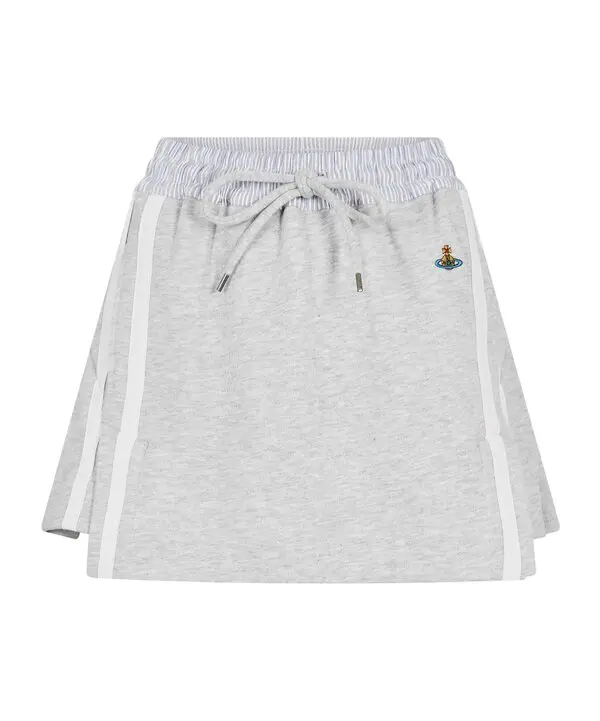 VIVIENNE WESTWOOD Jersey Mini Skirt - White