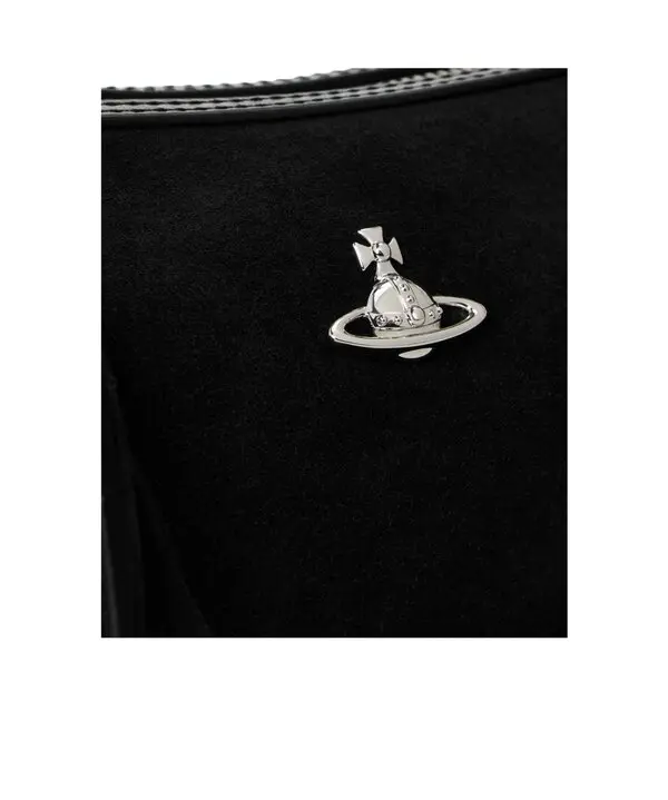 VIVIENNE WESTWOOD Suede Cylindrical Shoulder Bag