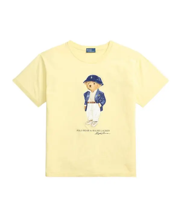 Polo Ralph Lauren Bear" Graphic Crewneck T-shirt