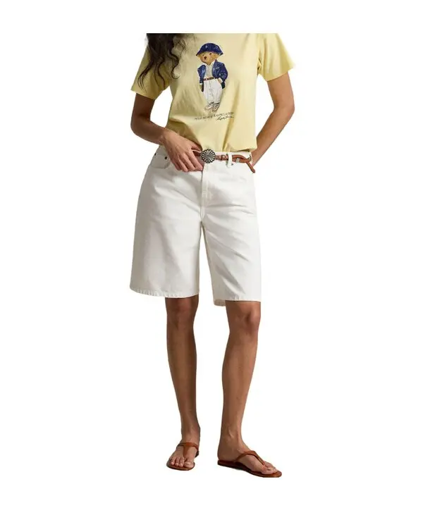 Polo Ralph Lauren Bear" Graphic Crewneck T-shirt