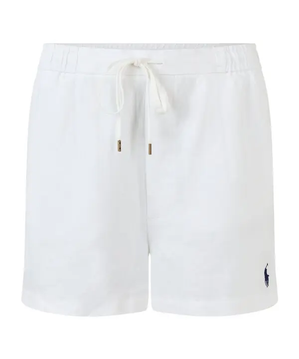 Polo Ralph Lauren Linen Drawstring Shorts - White