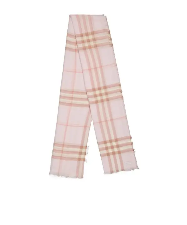 Burberry Minimalist And Versatile Plaid Scarf