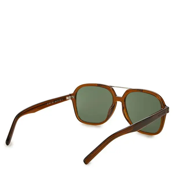 Saint Laurent Aviator Sunglasses With Logo Detail
