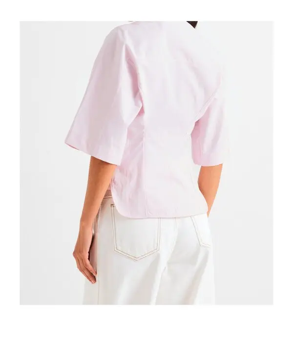 Jacquemus Plain Short Sleeve Shirt - Pink