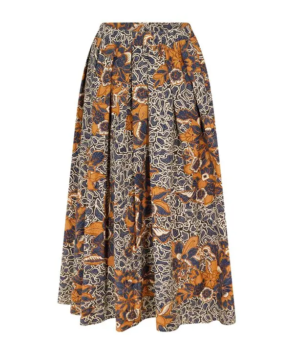 Max Mara Printed Midi Skirt