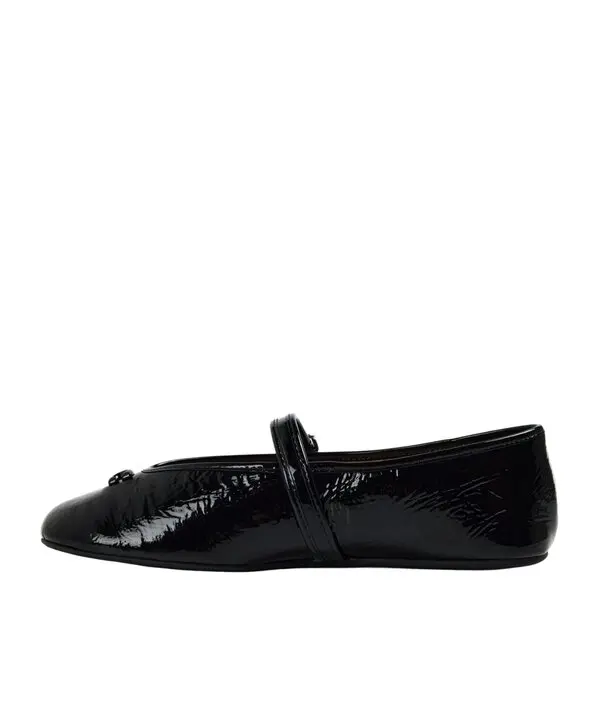 COACH Patent Leather Mary Jane Flats