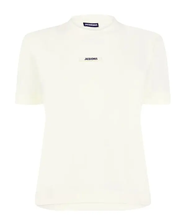 Jacquemus Minimalist Cropped T-shirt - White