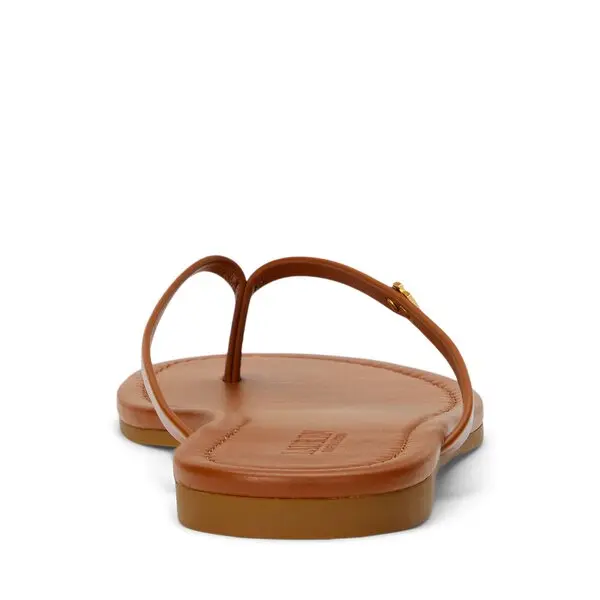 Ralph Lauren Open Toe Logo Detail Flat Sandals