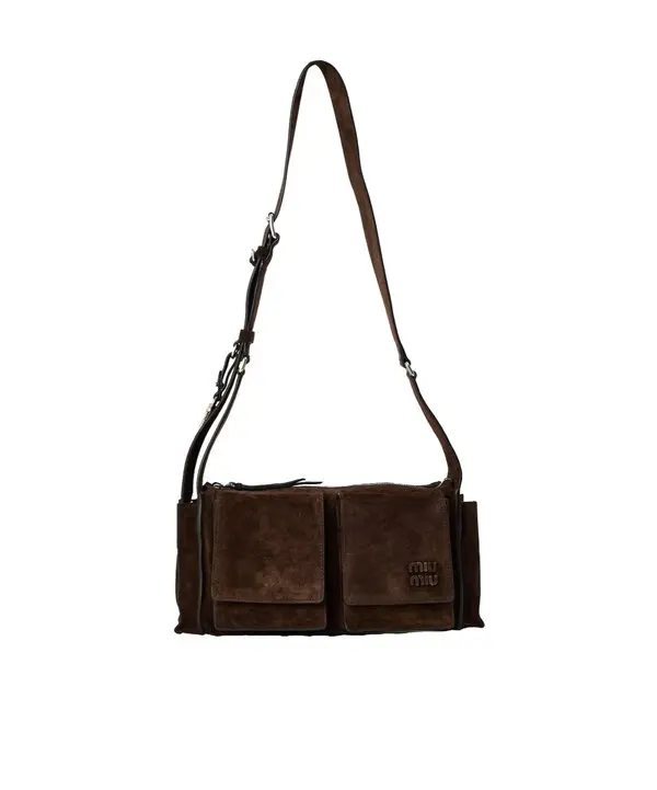 Miu Miu Suede Crossbody Bag