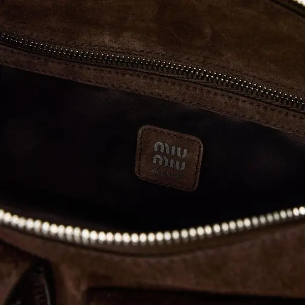 Miu Miu Suede Crossbody Bag