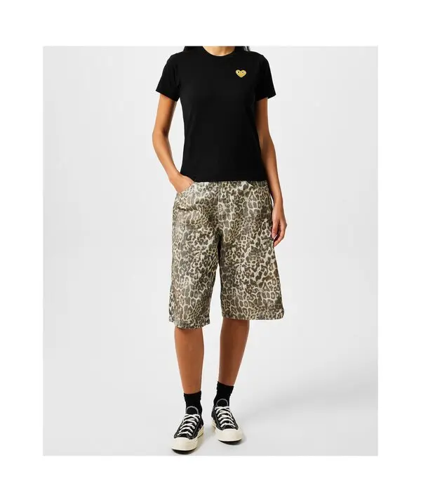 Play Comme Des Garcon Logo Crew Neck T-shirt