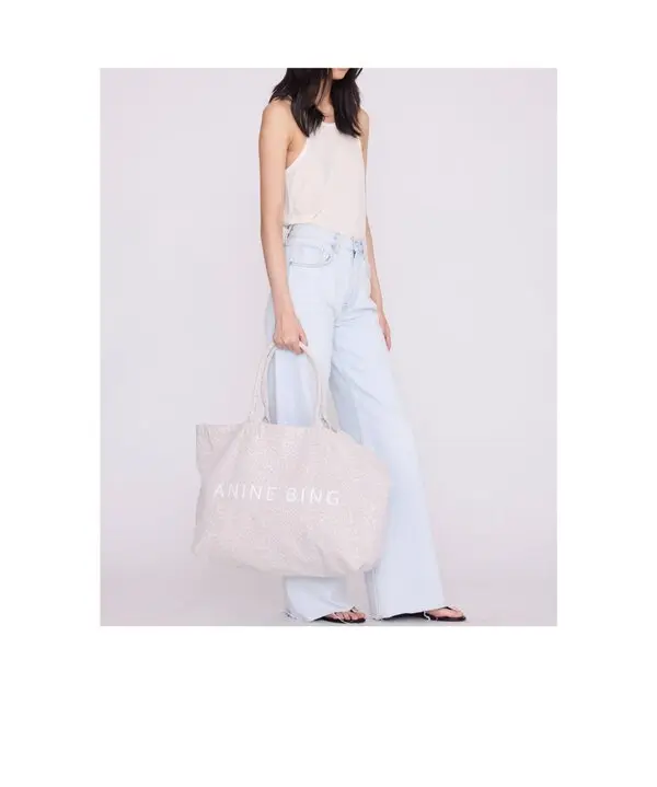 ANINE BING Canvas Tote Bag