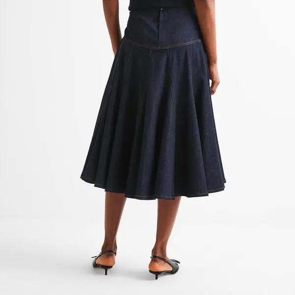 Jacquemus Denim Mini Skirt