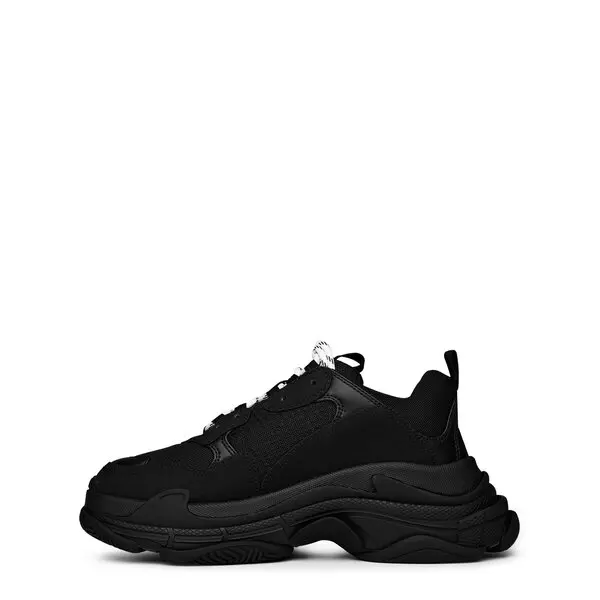 Balenciaga Triple S Platform Sneakers - Black