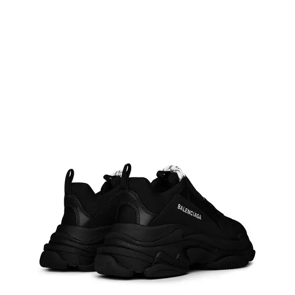 Balenciaga Triple S Platform Sneakers - Black
