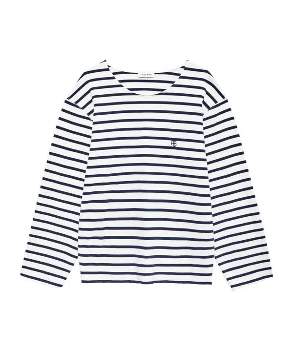 ANINE BING Striped Long Sleeve T-shirt - No