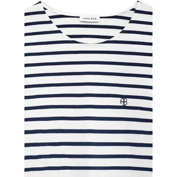 ANINE BING Striped Long Sleeve T-shirt