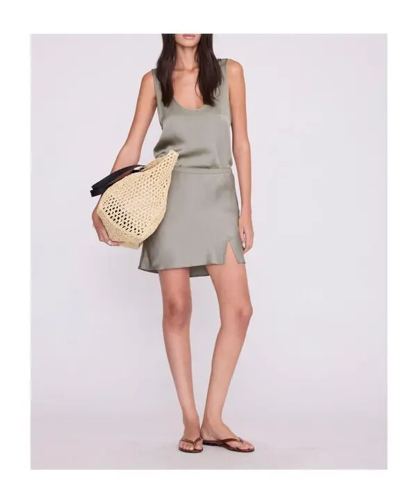 ANINE BING Mini Skirt With Streamlined Profile