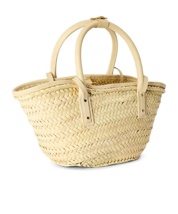 Jacquemus Lightweight Raffia Tote Bag - Nude