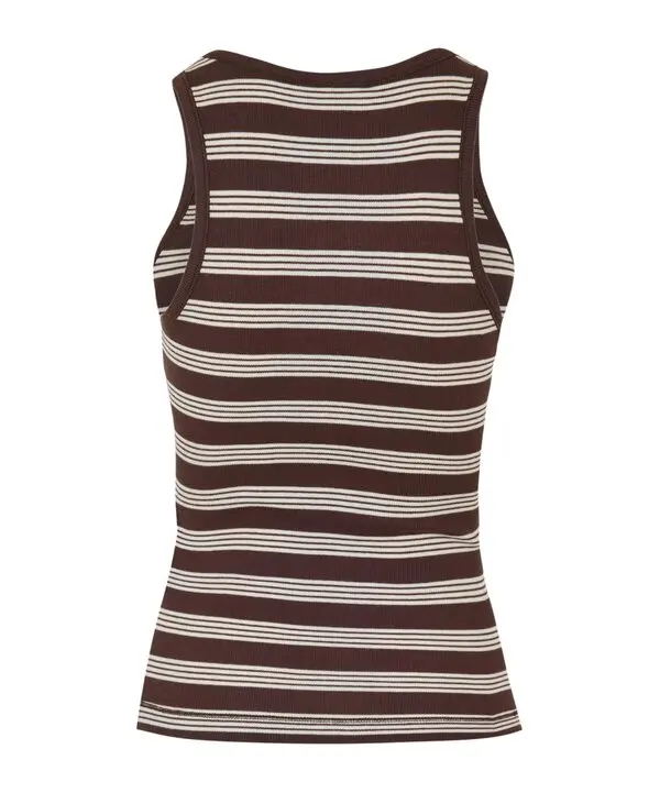 GANNI Striped Vest