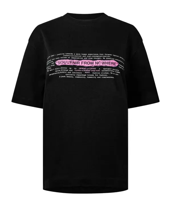 Off-White X Unvrs "souvenir From Nowhere" Graphic T-shirt