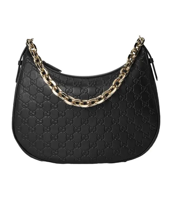 Gucci Emblem Shoulder Bag