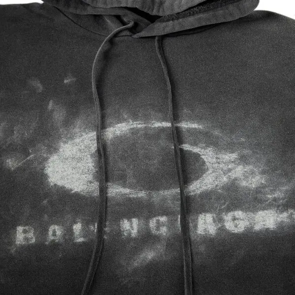 Balenciaga Logo Pull Over Hoodie