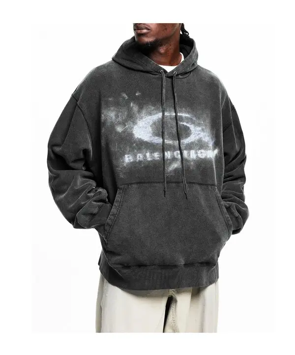 Balenciaga Logo Pull Over Hoodie