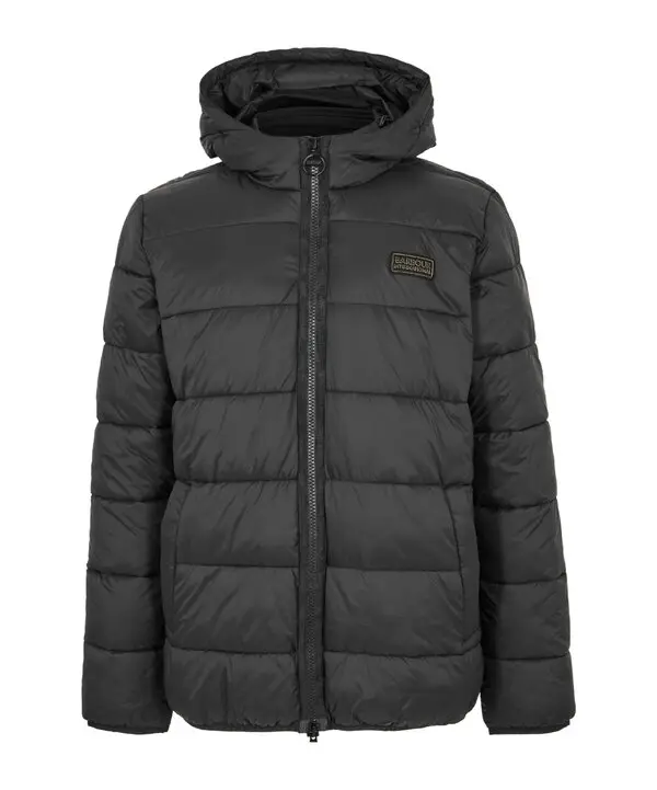 Barbour Quilted Hooded Zip Jacket