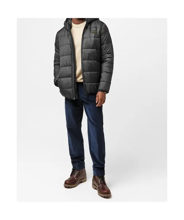 Barbour Quilted Hooded Zip Jacket