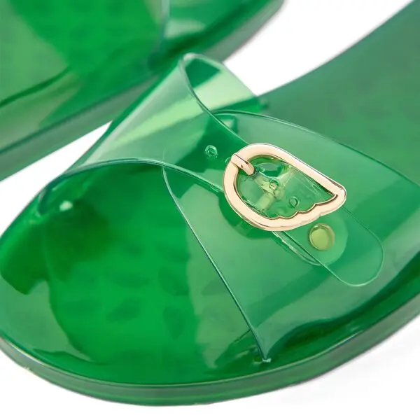 ANCIENT GREEK SANDALS Filia Jelly Slides With Sculptural Straps