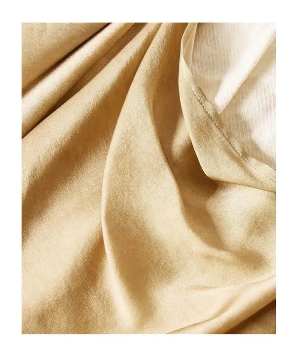 UMA WANG Draped Pleated Maxi Skirt