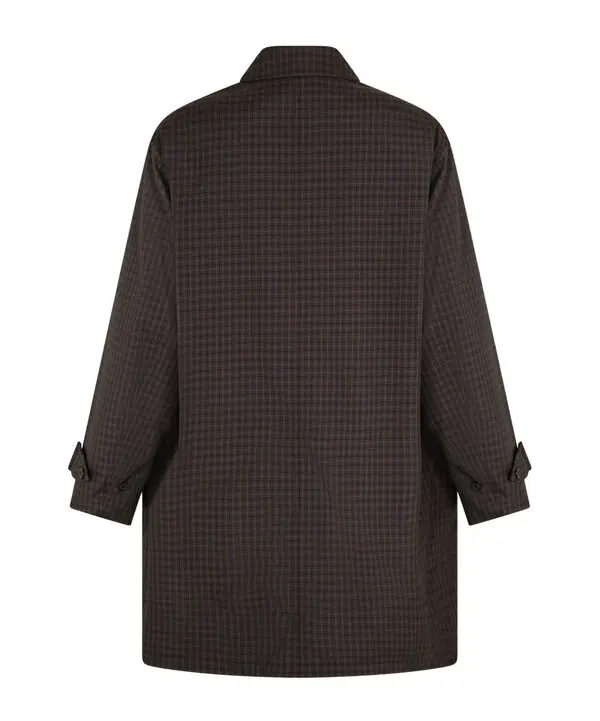 MAISON MARGIELA Checked Mid-length Overcoat