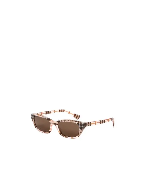 Burberry Logo Detail Sunglasses - Brown