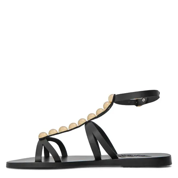 ANCIENT GREEK SANDALS Embellished Flat Sandals