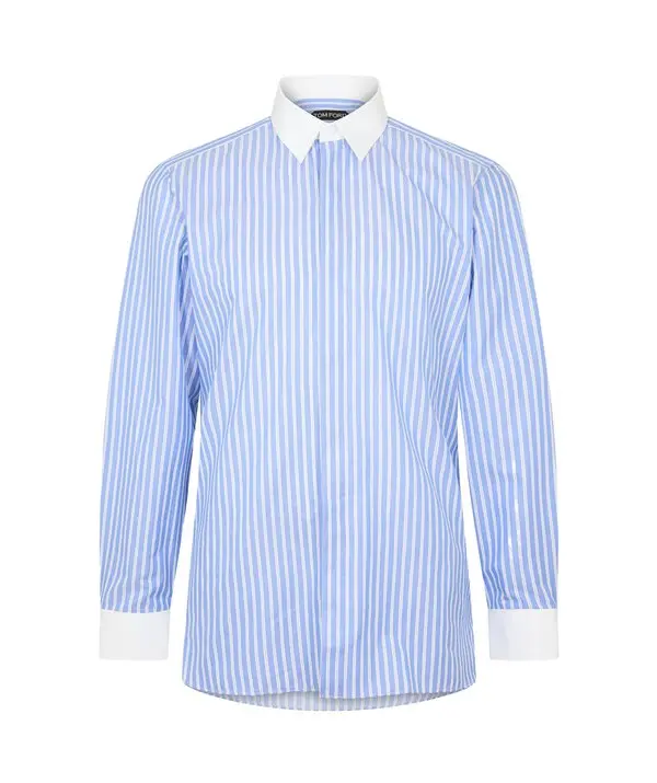 TOM FORD Striped Long-sleeved Shirt