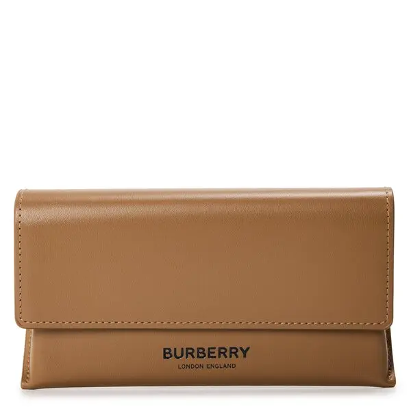 Burberry Round Frame Sunglasses With Tortoiseshell Pattern