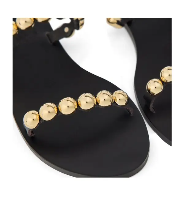 ANCIENT GREEK SANDALS Embellished Flat Sandals