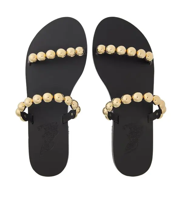 ANCIENT GREEK SANDALS Embellished Flat Sandals