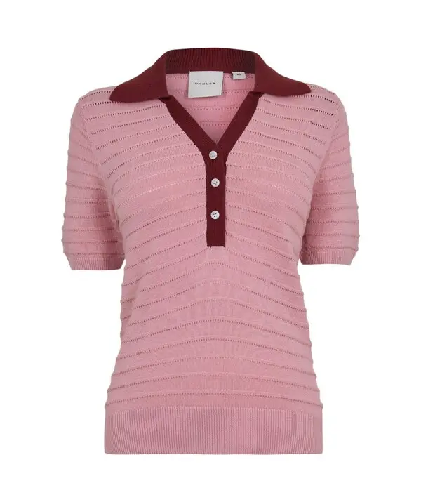 Varley Short-sleeve Knit Polo - No