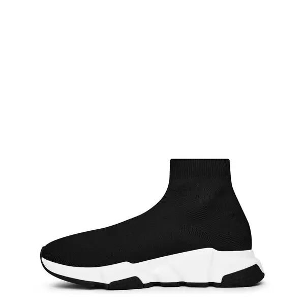 Balenciaga High-top Sock Sneakers - Black