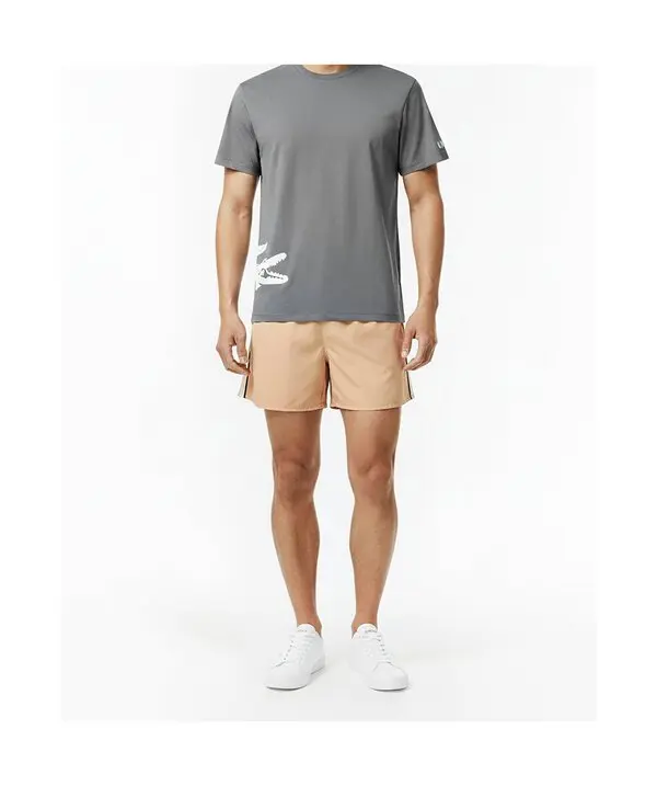 Lacoste Elastic Waistband Athletic Shorts