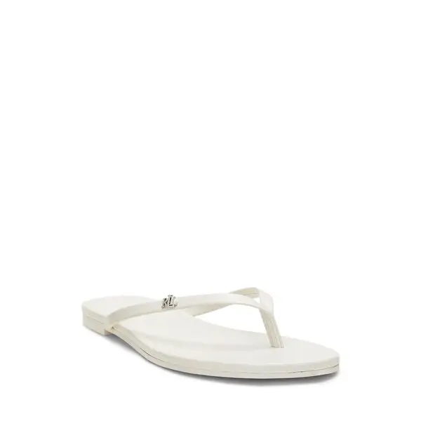 Ralph Lauren Logo Detail Flip Flops